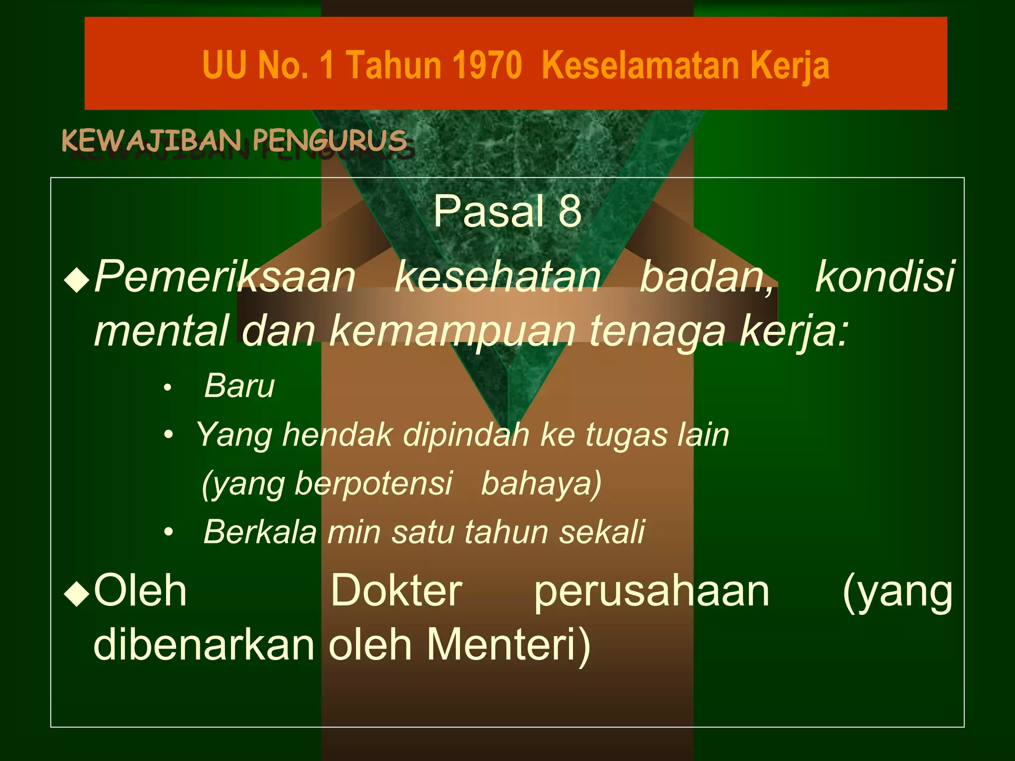 UU No.1 tahun 1970 materi pak riyan.ppt