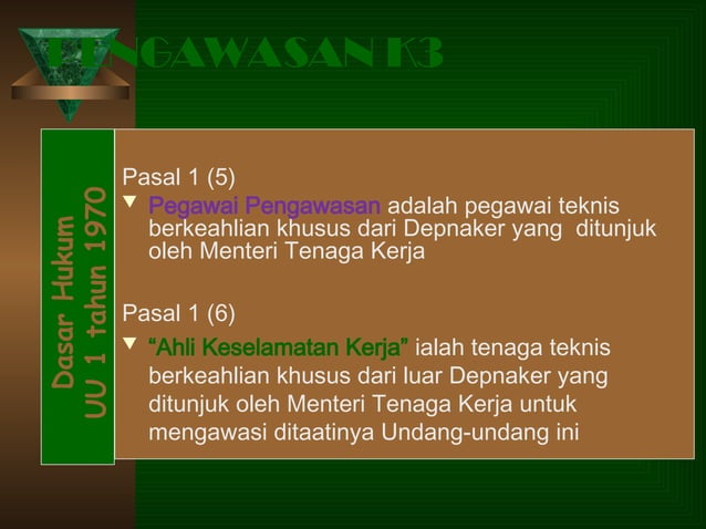 Undang Undang No.1 tahun 1970 tentang keselamatan kerja.ppt