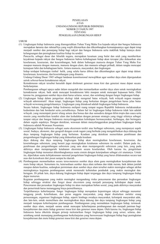 Uu no 23 tahun 2007 | PDF