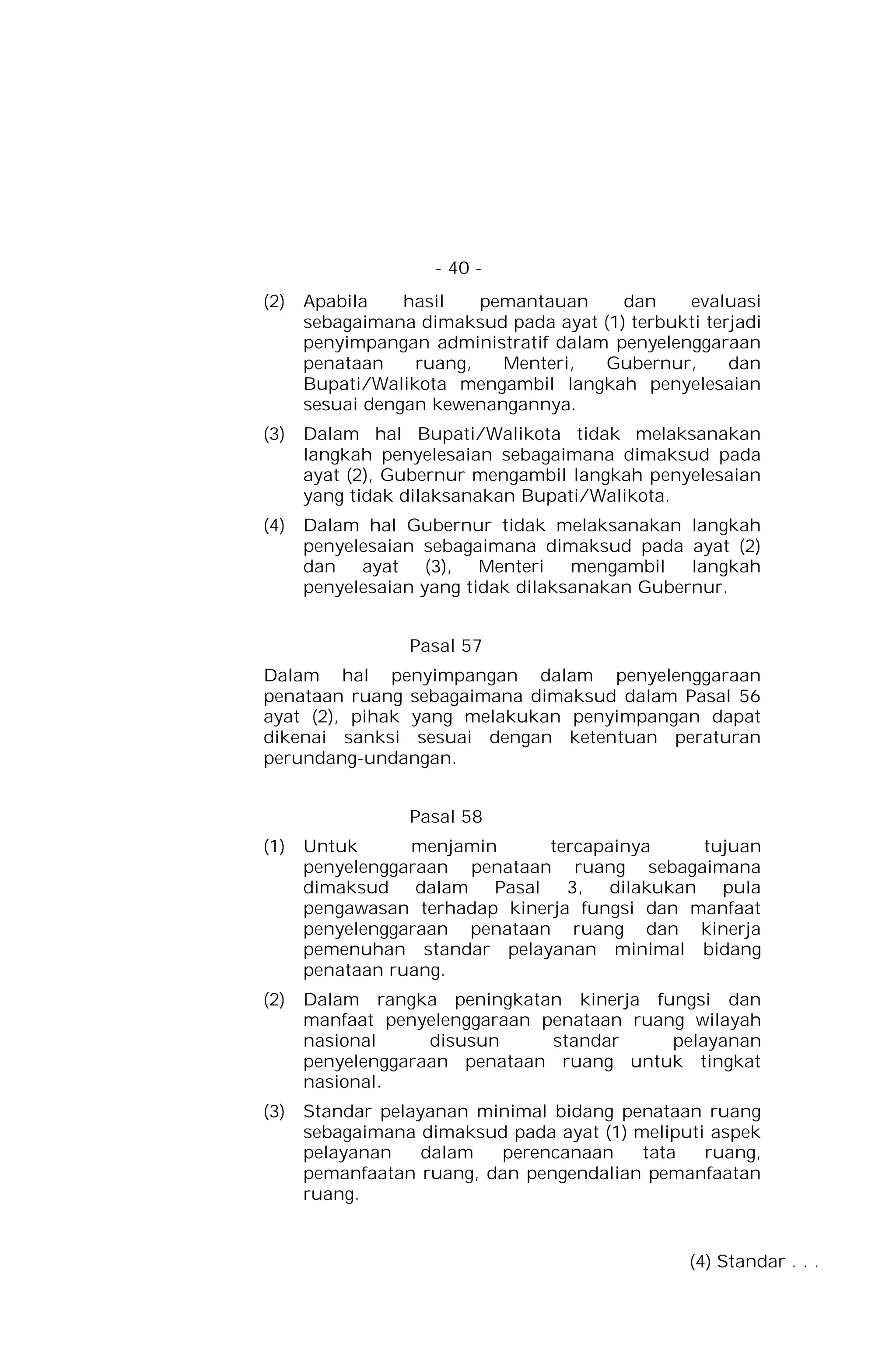 Undang-undang No. 26 Tahun 2007 tentang Penataan Ruang. | PDF