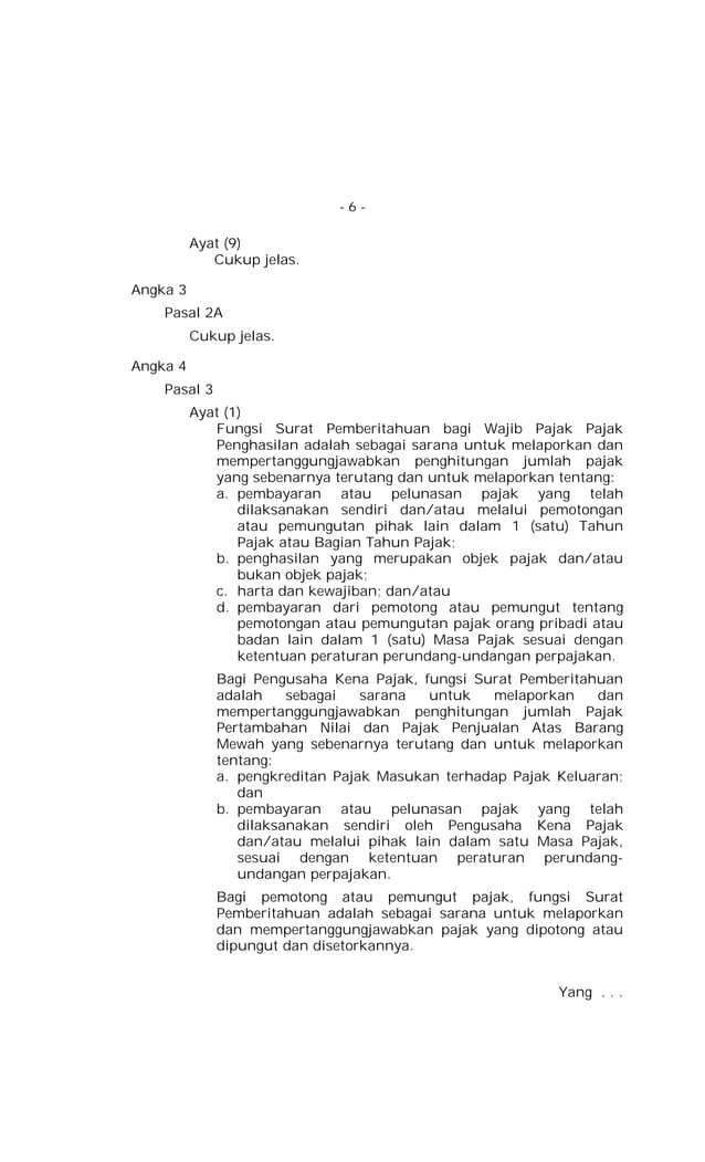 Uu no 28 tahun 2007 + penjelasan | PDF