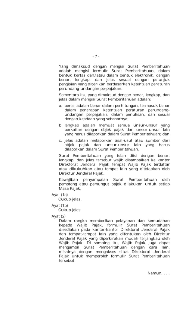 Uu no 28 tahun 2007 + penjelasan | PDF