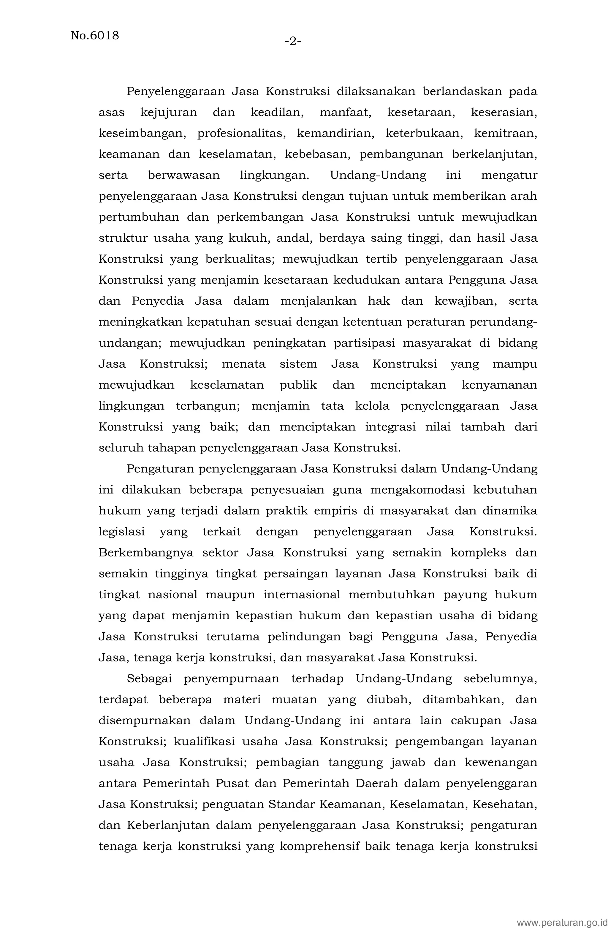 Uu No 2 Tahun 2017 (Penjelasan) | PDF