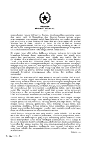 Rencana Pembangunan Jangka Panjang Nasional 2025-2045 | PDF