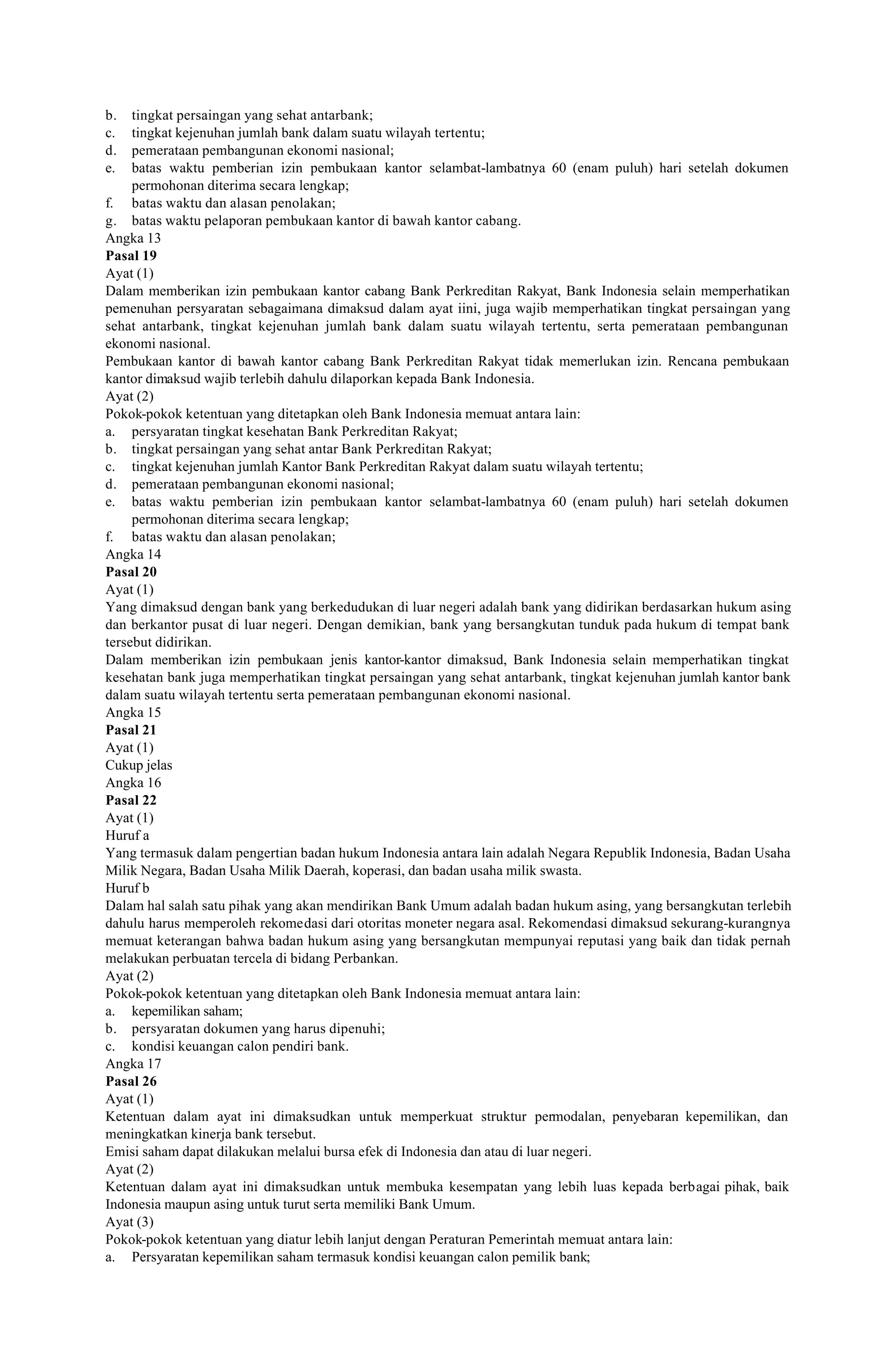 Uu nomor 10 tahun 1998 tentang perbankan | PDF