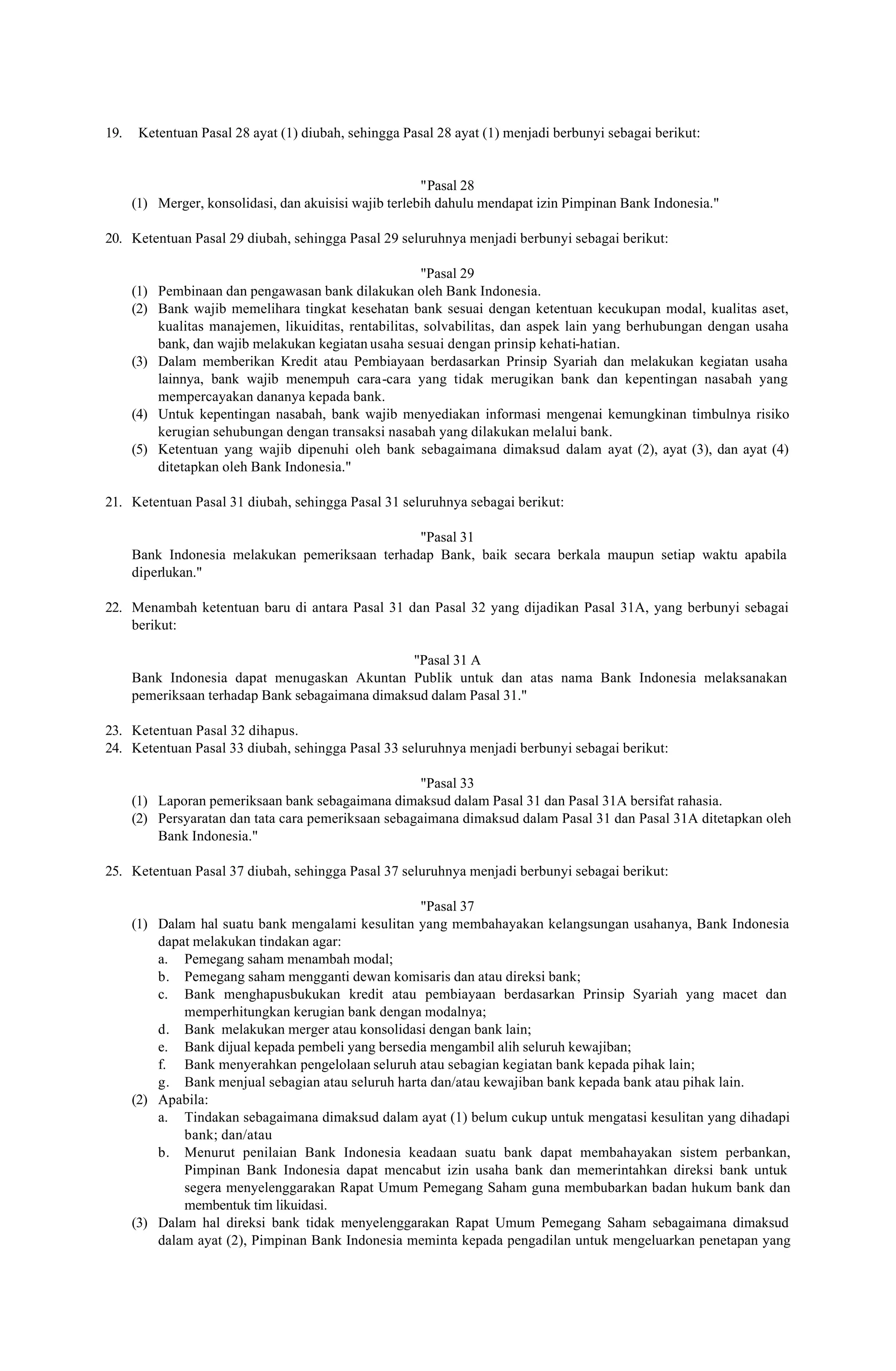 Uu nomor 10 tahun 1998 tentang perbankan | PDF