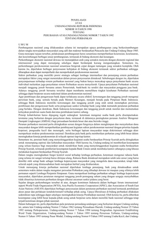 Uu nomor 10 tahun 1998 tentang perbankan | PDF