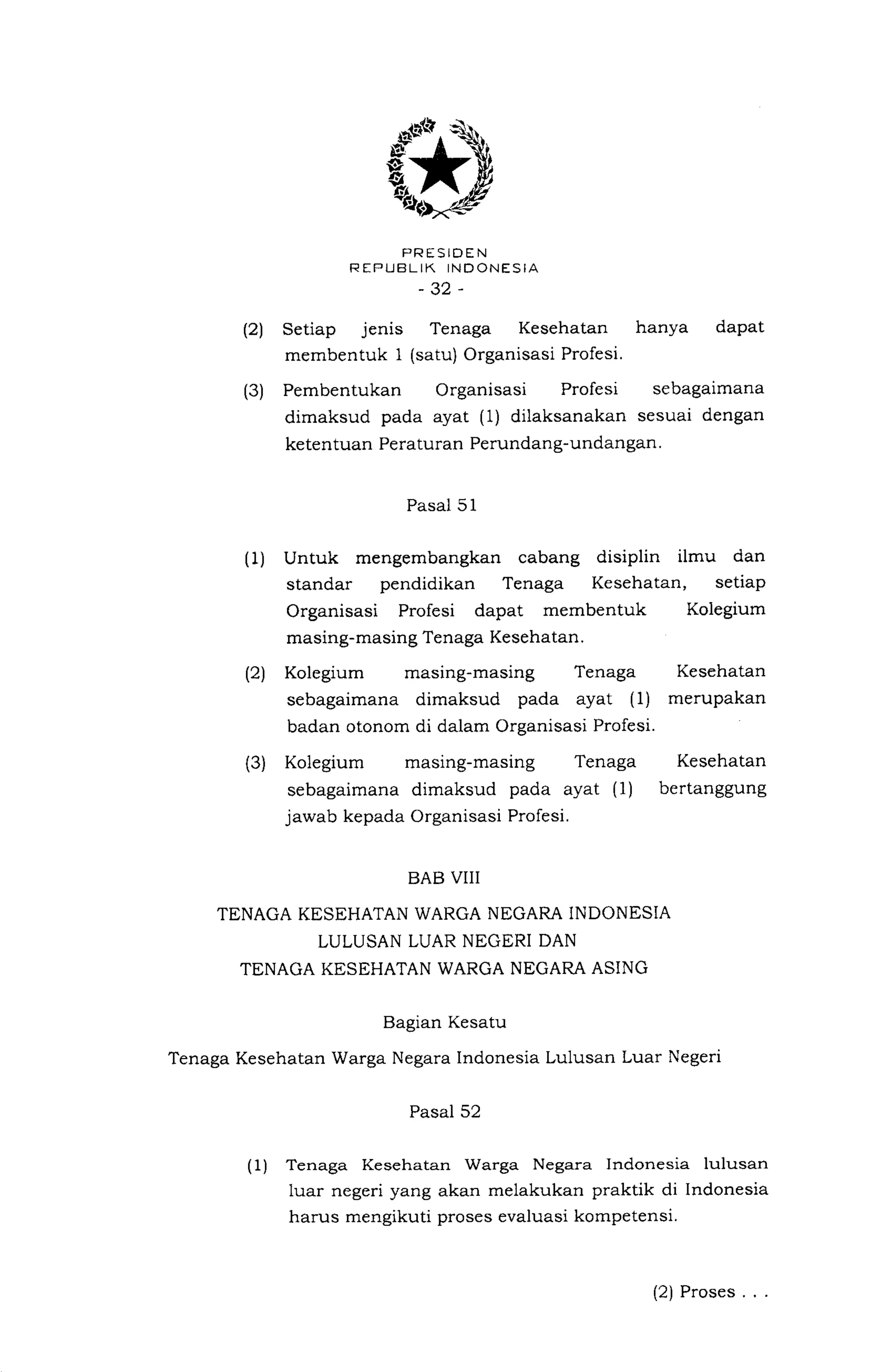 Uu nomor 36 tahun 2014 | PDF