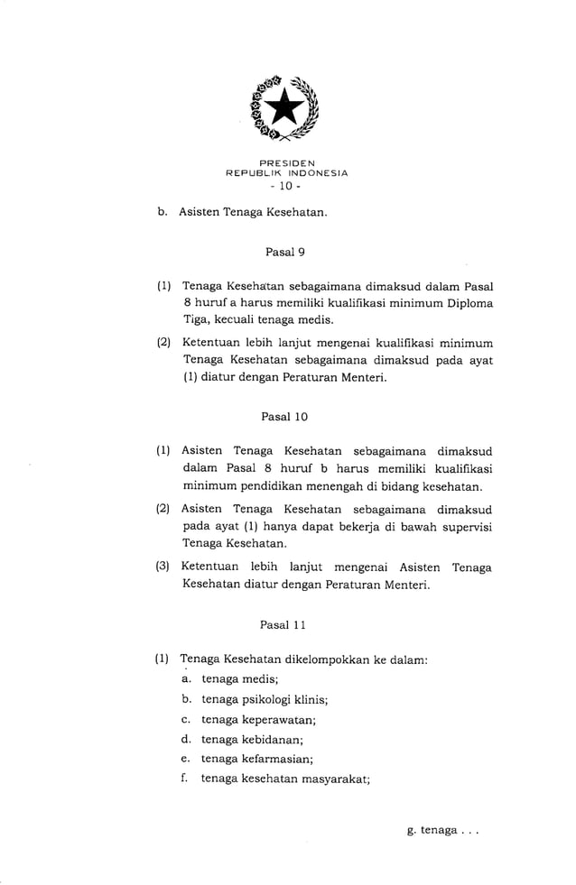 Uu nomor 36 tahun 2014 | PDF