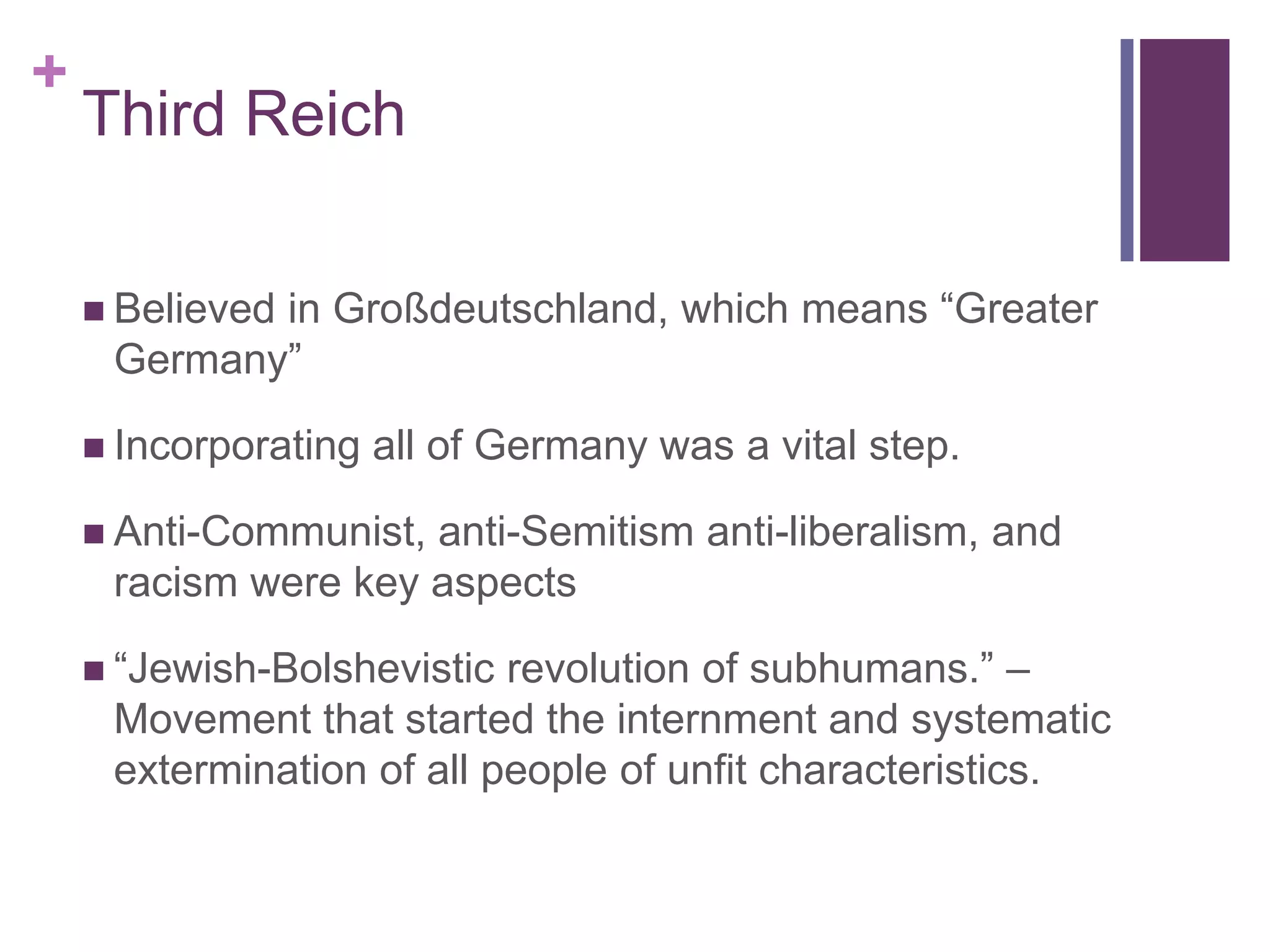 U:\Us History\Third Reich Powerpoint | PPTX