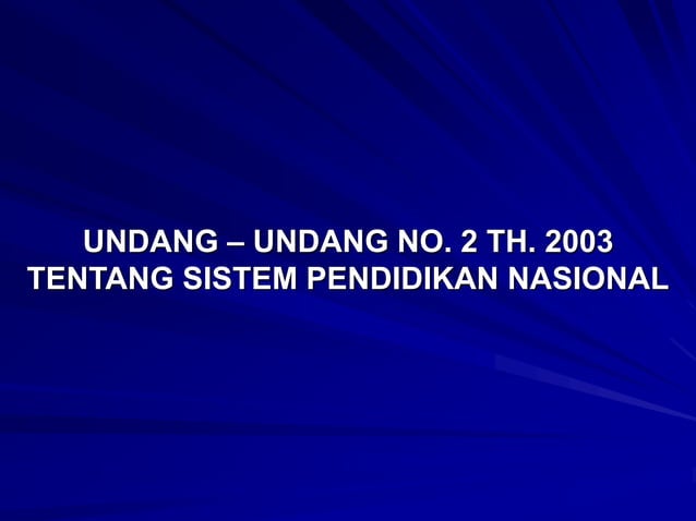 UU SISDIKNAS - PAPARAN-1.ppt