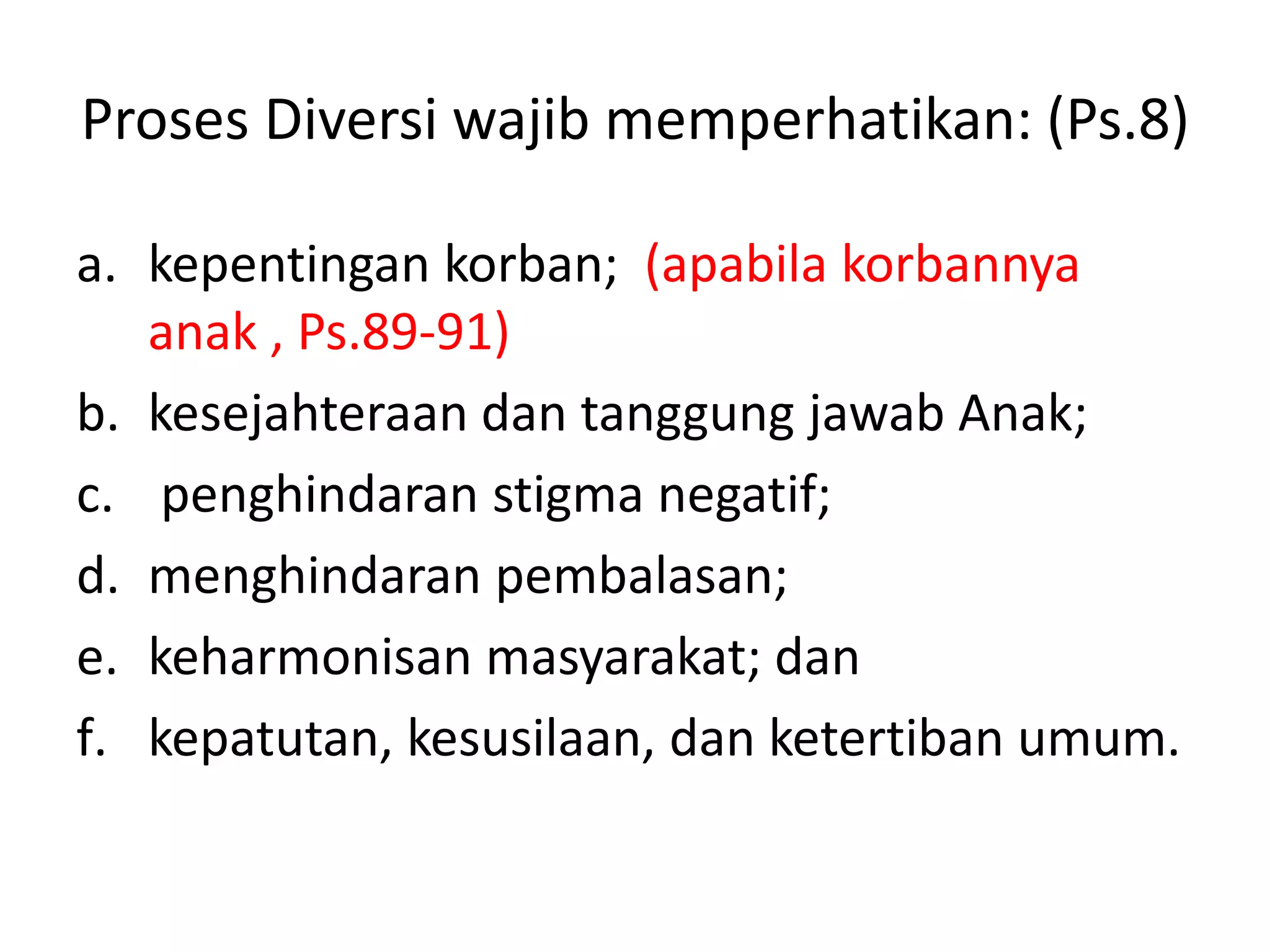 SISTEM PERADILAN PIDANA ANAK | PPTX
