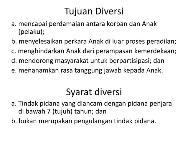 SISTEM PERADILAN PIDANA ANAK | PPTX