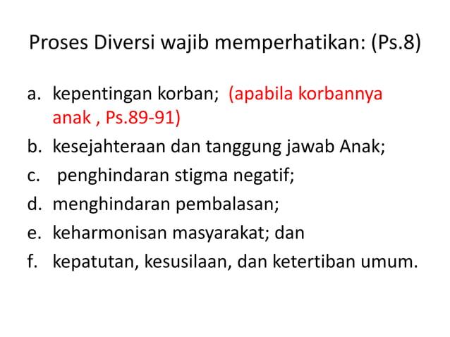 SISTEM PERADILAN PIDANA ANAK | PPTX