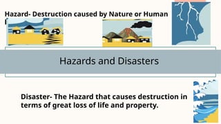Disaster, Natural, Human made their Management | PPTX