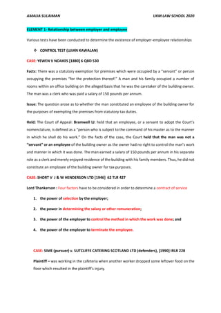 TORT II [vicarious liability notes] | PDF