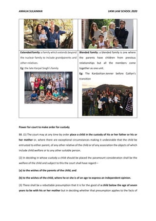 FAMILY LAW [what is family notes] | PDF