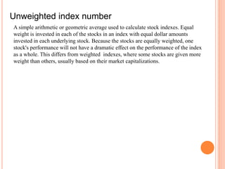 Presentation on Index Number | PPTX