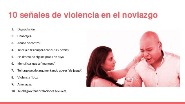 Violencia en el noviazgo.