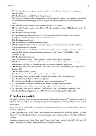 Teradata | PDF