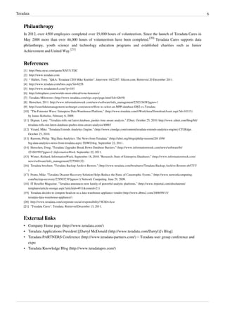 Teradata | PDF