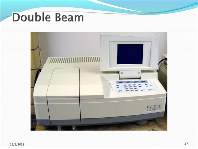 INSTRUMENTATION OF UV-VISIBLE SPECTROSCOPY