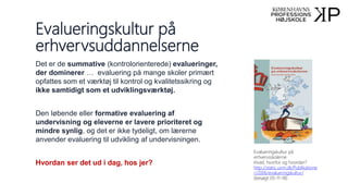 Uv.dag 3, evaluering og feedback 06.11.18