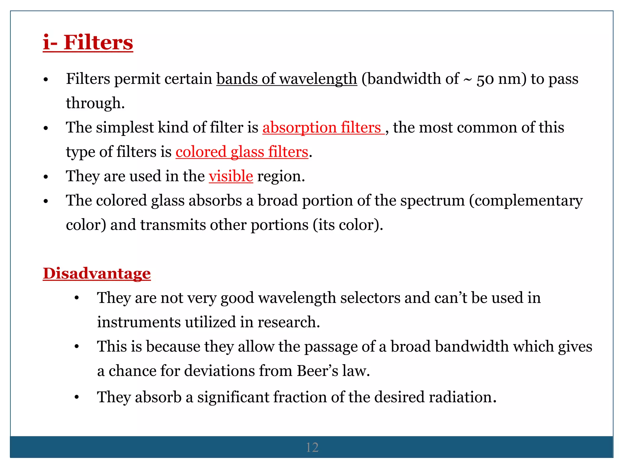 U.V Spectroscopy | PPTX