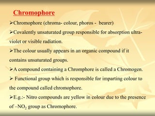 UV Visible spectroscopy, introduction, principles, applications | PPTX