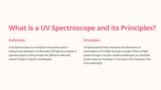 UV Spectroscope - A Comprehensive Guide on Slideshare by Raj Kumar ...