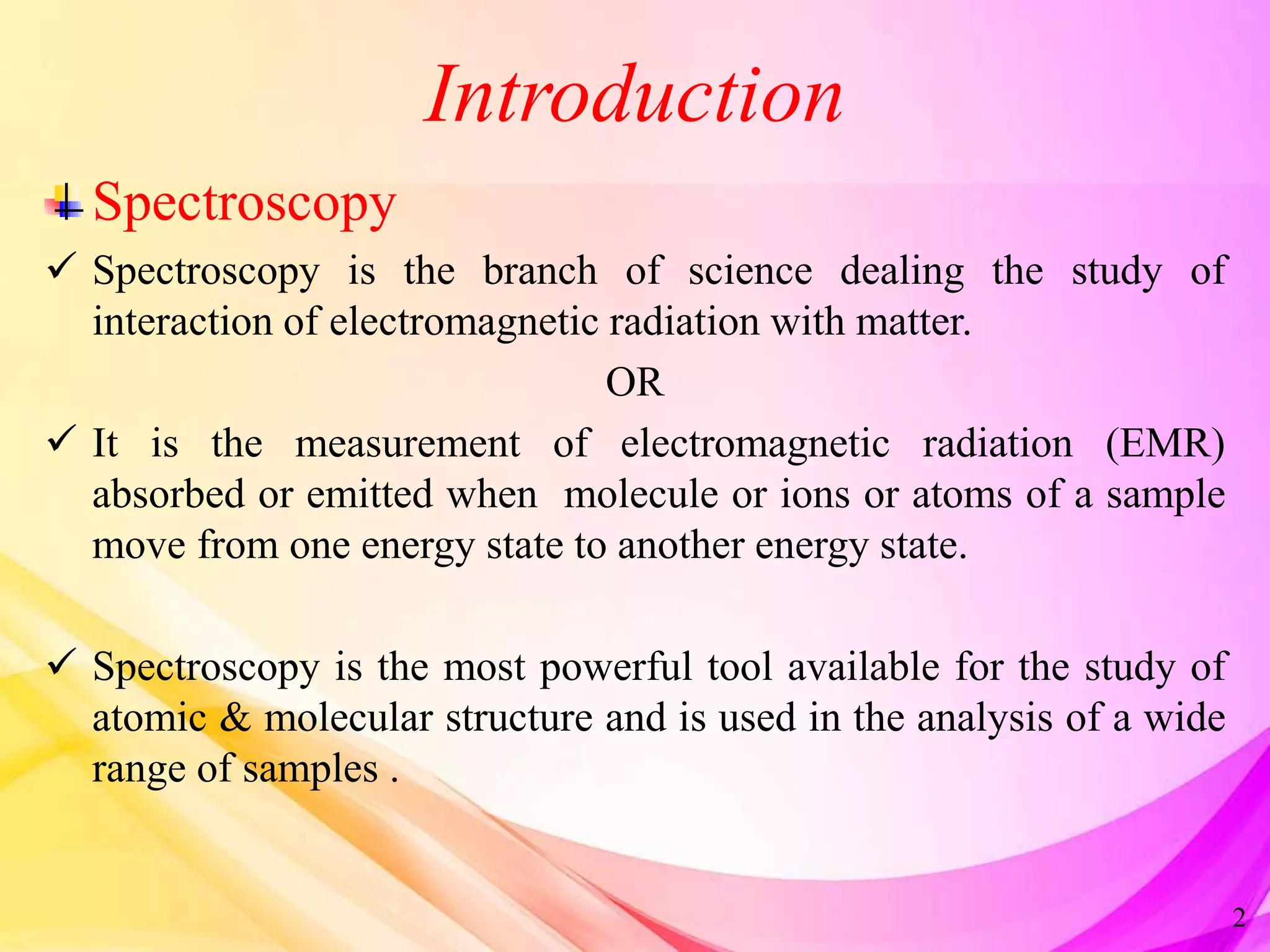 Uv spectroscopy | PPTX