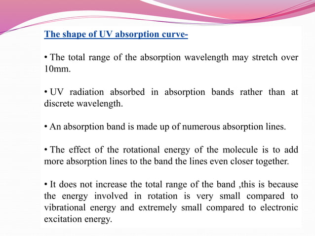 UV - Spectroscopy, By Dr. Umesh Kumar Sharma & Arathy S.V. | PPT