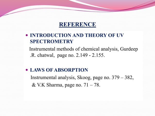 UV - Spectroscopy, By Dr. Umesh Kumar Sharma & Arathy S.V. | PPT