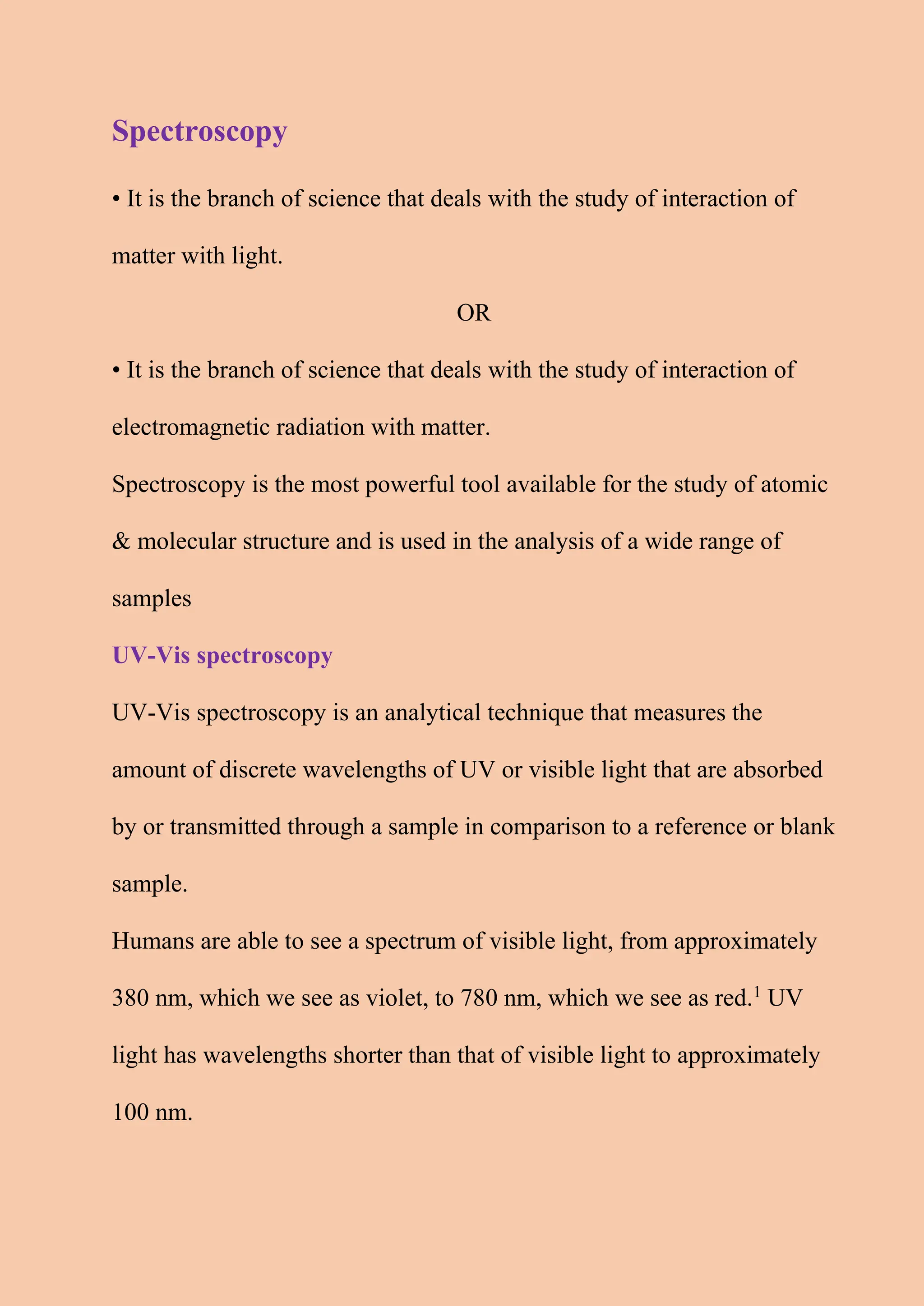 UV-VIS.Spectroscopy (Theory Principle Application)pdf.pdf
