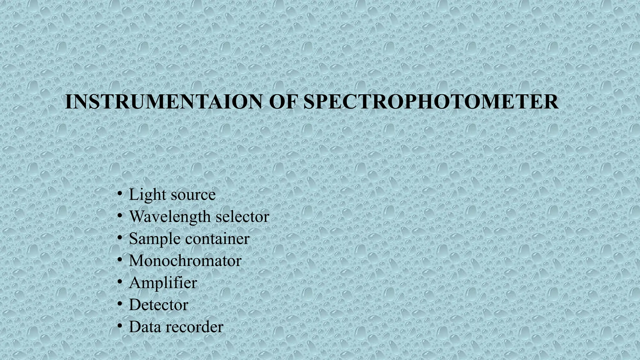 UV-VIS SPECTROPHOTOMETER, PRINCIPLE OF UV-VIS SPECTROPHOTOMETER ,INSTRUMENTATION OF UV-VIS ...