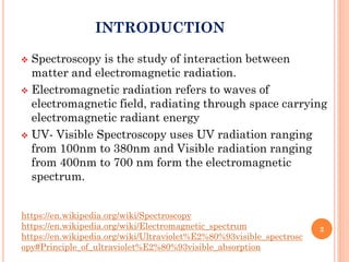 UV-Visible spectroscopy | PDF
