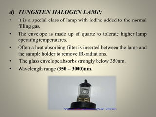 UV-Visible spectroscopy | PPTX