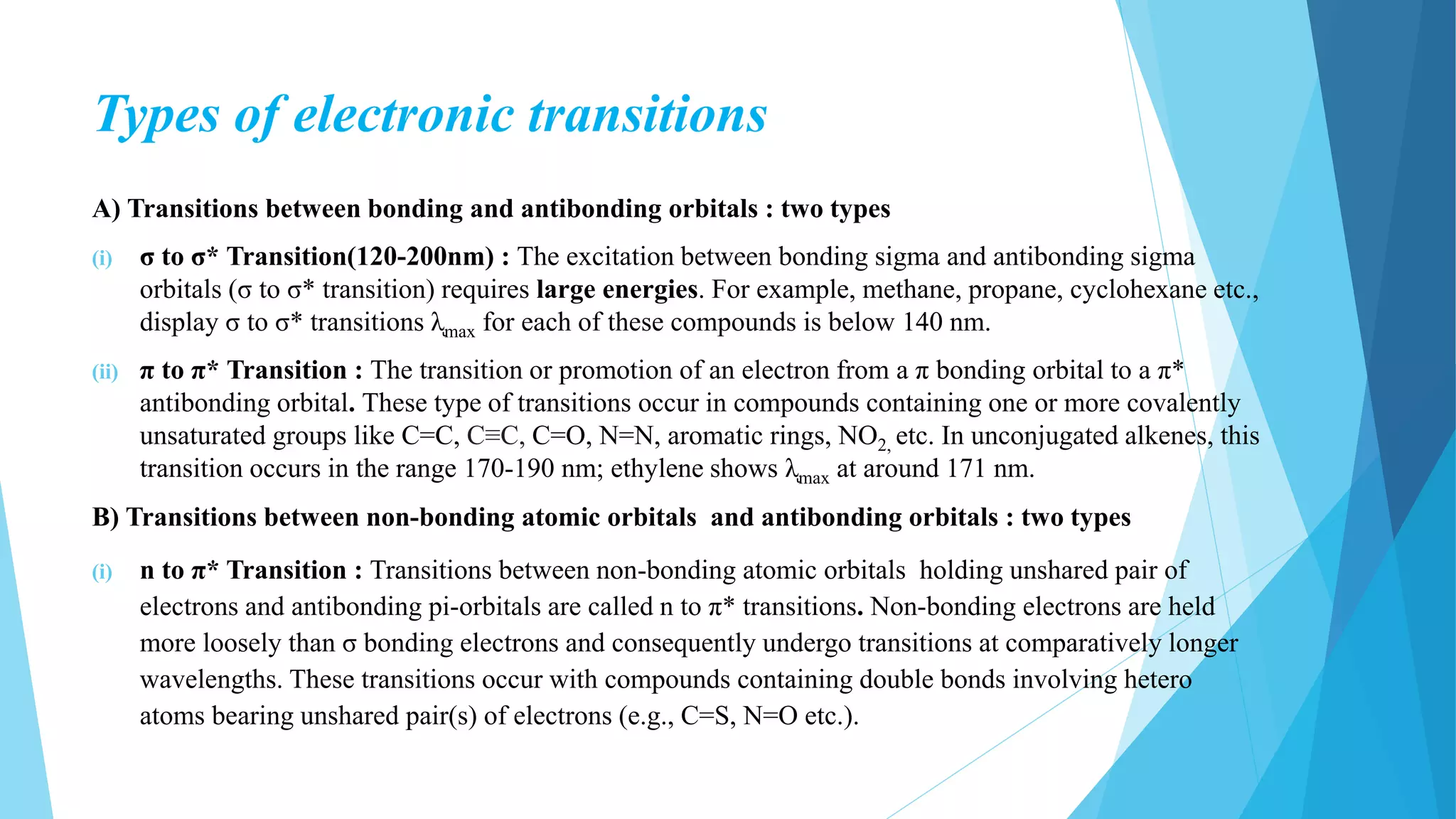 UV Visible Spectroscopy | PPTX