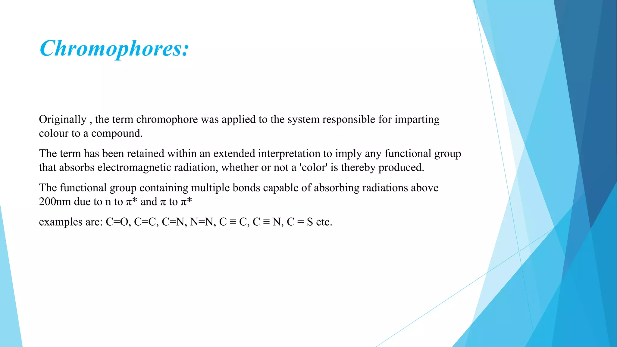 UV Visible Spectroscopy | PPTX