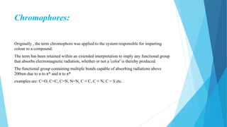UV Visible Spectroscopy | PPTX