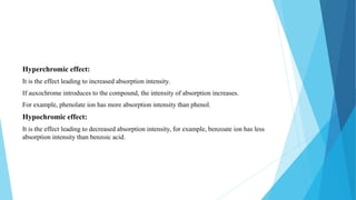 UV Visible Spectroscopy | PPTX