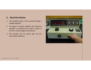Instrumental Methods of Analysis - Topic 1 - UV-Visible spectroscopy | PDF