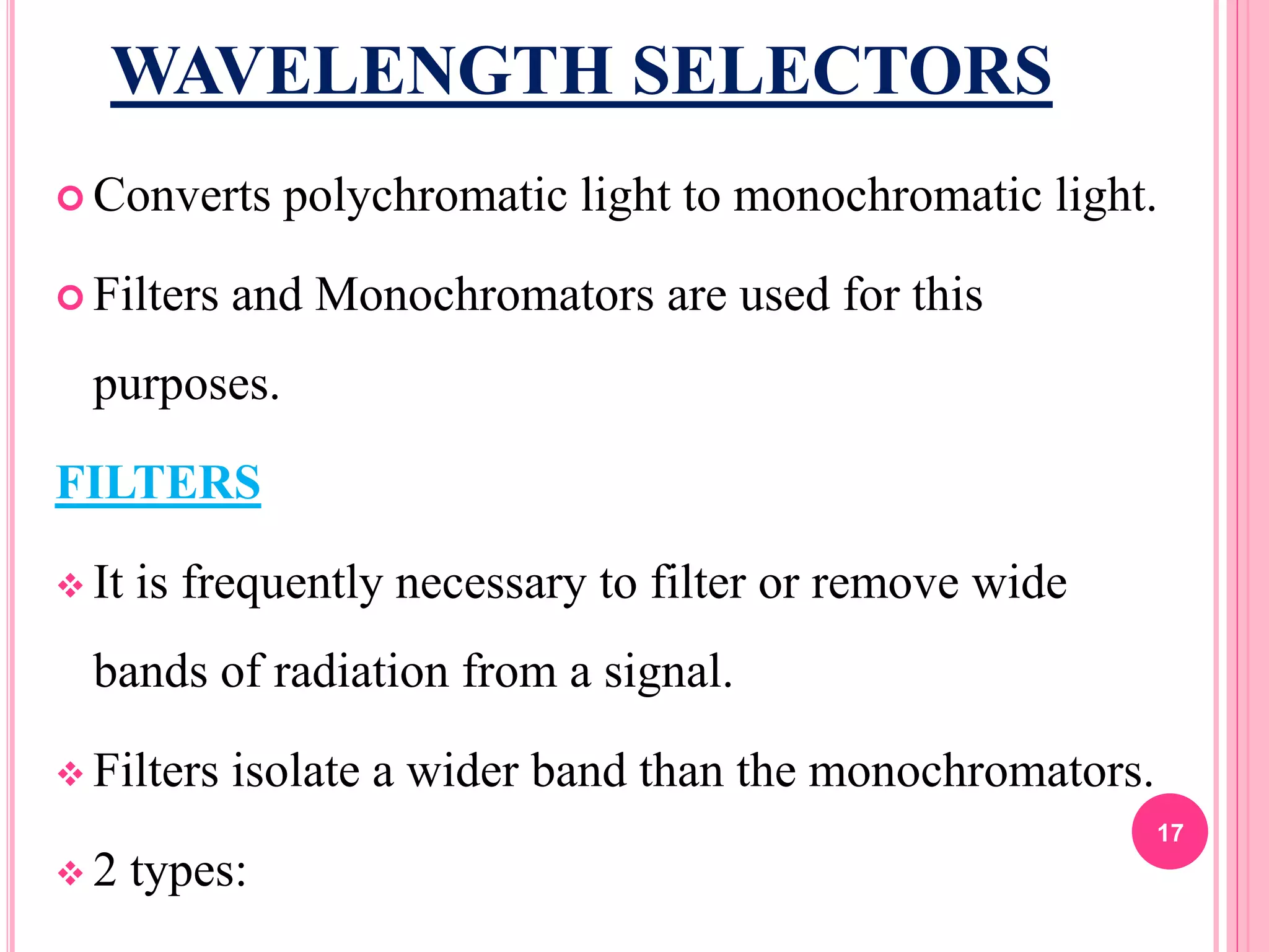 Uv visible spectroscopy-instrumentation | PPTX