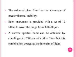 Uv visible spectroscopy-instrumentation | PPTX