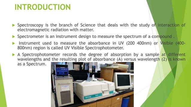 UV-VISIBLE SPECTROSCOPY INSTRUMENTATION.pptx