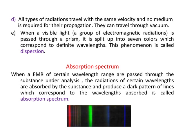 Electromagnetic Radiations (EMR) | PPTX | Chemistry | Science