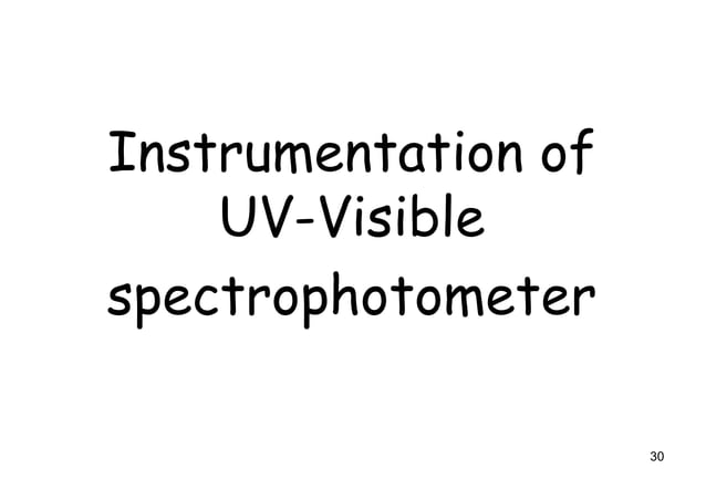 UV-Visible_spectrphotometry.ppt | Free Download