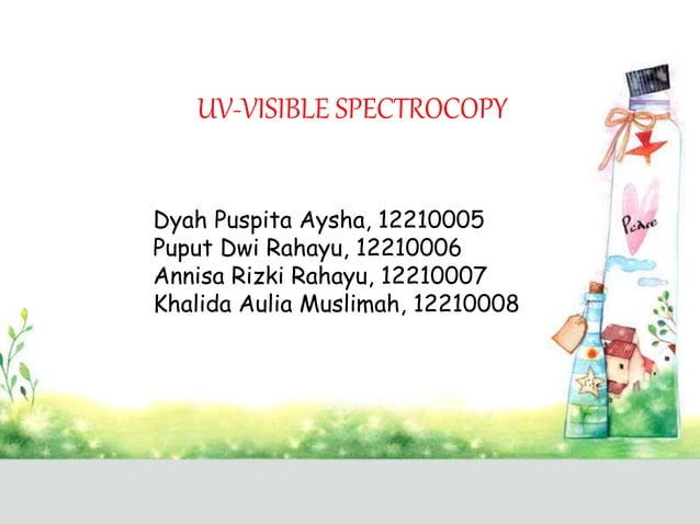 Uv vis ppt | PPTX