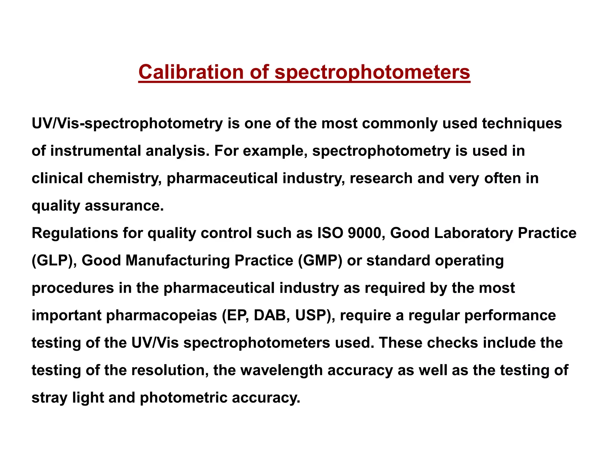 Uv vis spec | PPT