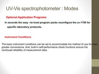 UV-VIS SPECTRO final.ppt